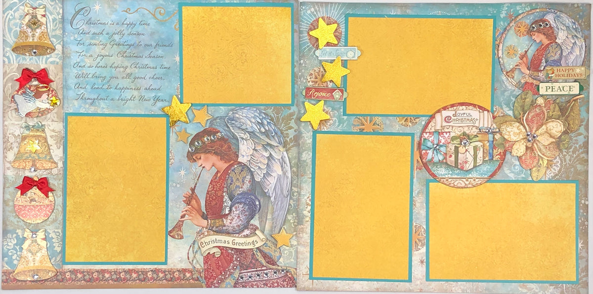 "Peace" Pre-Made Scrapbook Layout – Amazing Grace Papercrafts
